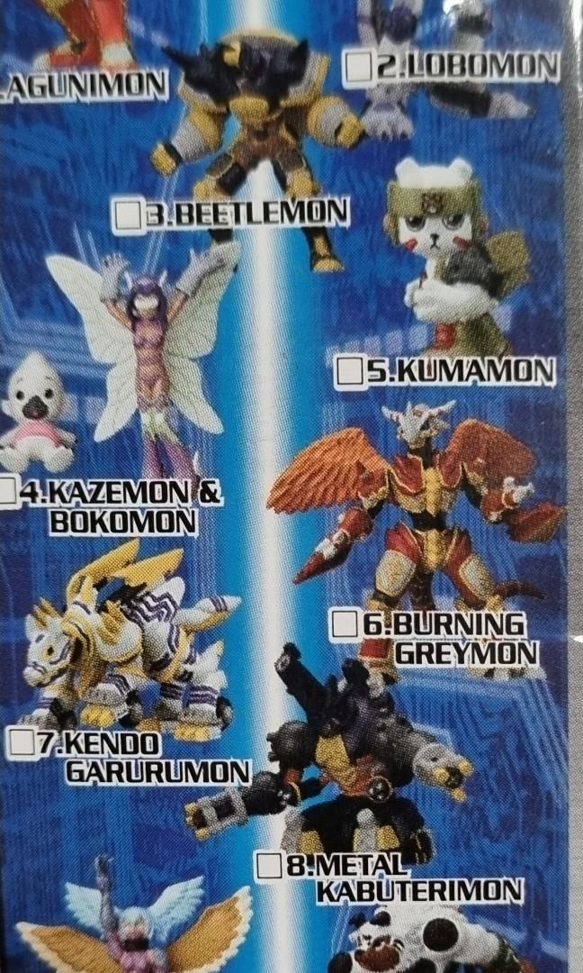 Digimon figurines from Digimon frontier, Hobbies & Toys, Toys & Games ...