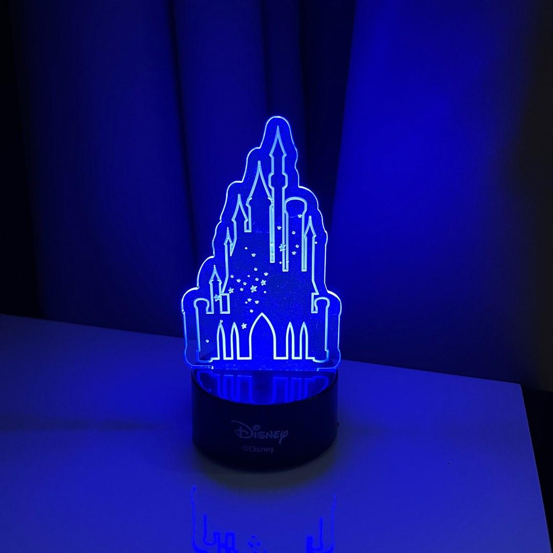 Disney castle neon light, Furniture & Home Living, Home Decor, Other ...