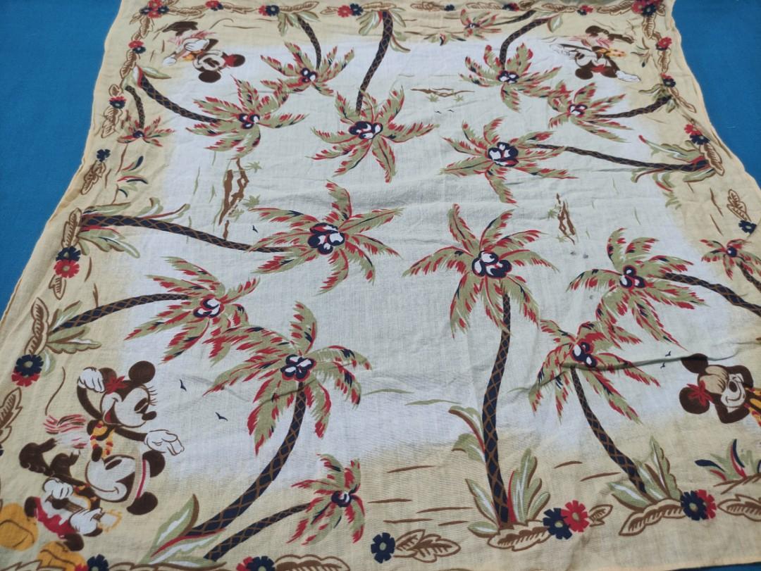 Disney Mickey Minnie Mouse Beach Design Bandana Handkerchief Hanky ...