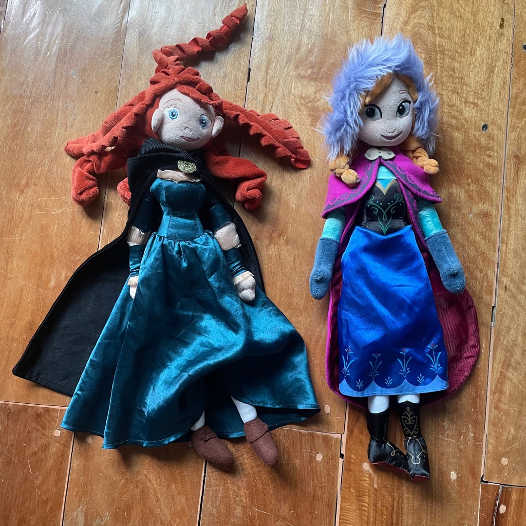 Disney Princess Plushies, Hobbies & Toys, Toys & Games on Carousell