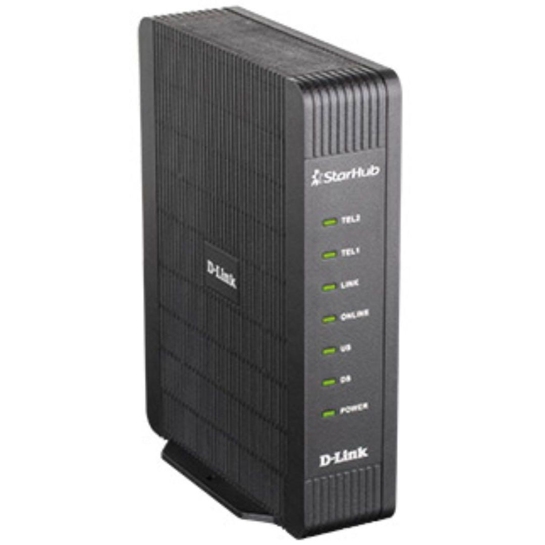 D-Link DCM 3012G Cable Modem Starhub, Computers & Tech, Parts ...