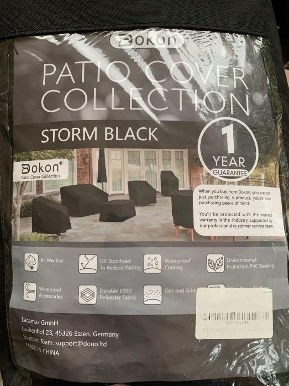 Dokon patio cover collection (storm black), Mobile Phones & Gadgets ...