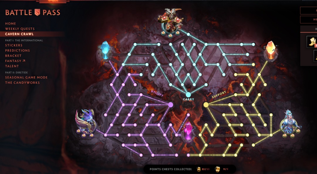 Dota 2 Cavern Crawl Battle Pass 2022, Video Gaming, Gaming Accessories ...