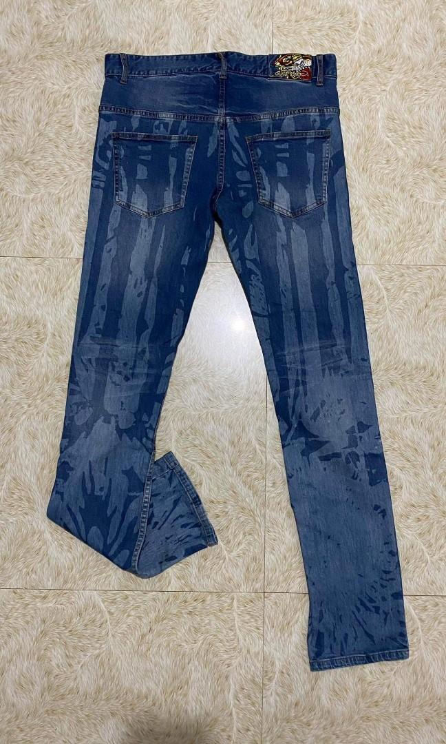 Ed hardy, Men's Fashion, Bottoms, Jeans on Carousell