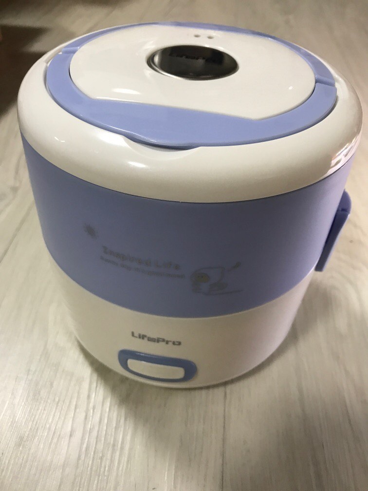 Electric Lunch box lifepro (mini rice cooker), Furniture & Home Living ...