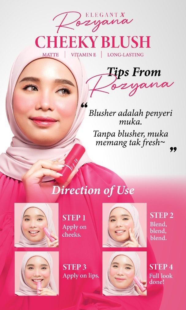 Elegant x Rozyana Cheeky Blush, Beauty & Personal Care, Face, Makeup on ...