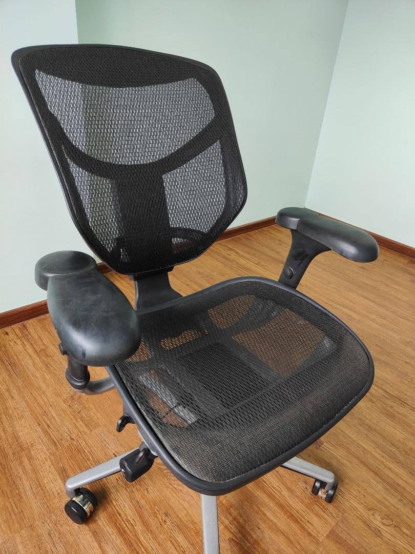 Ergohuman 'enjoy' office chair, Furniture & Home Living, Furniture ...