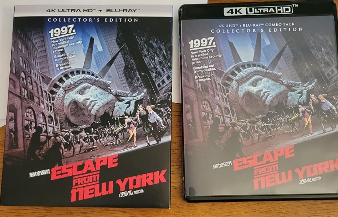 Escape From New York (Collector's Edition) (4K UHD), Hobbies & Toys, Music & Media, CDs & DVDs ...