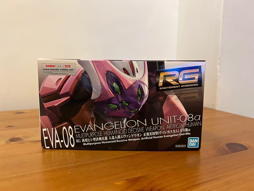 Bandai 新世紀福音戰士 EVANGELION RG EVA 08 EVA 8號機α, 興趣及遊戲, 玩具 & 遊戲類 - Carousell