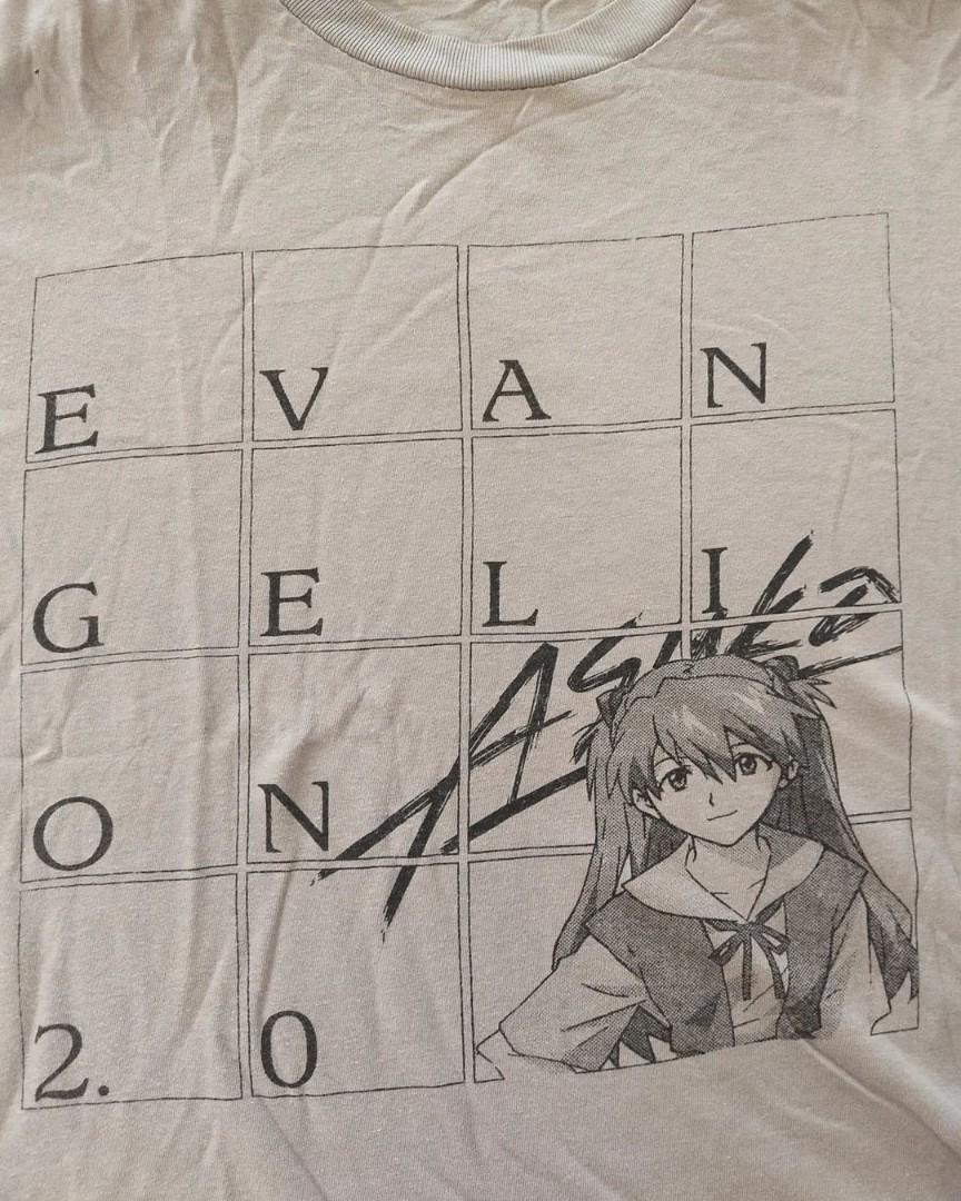 Evangelion Neon Genesis Asuka Official Merch Anime Tee Kaos Tshirt Baju ...