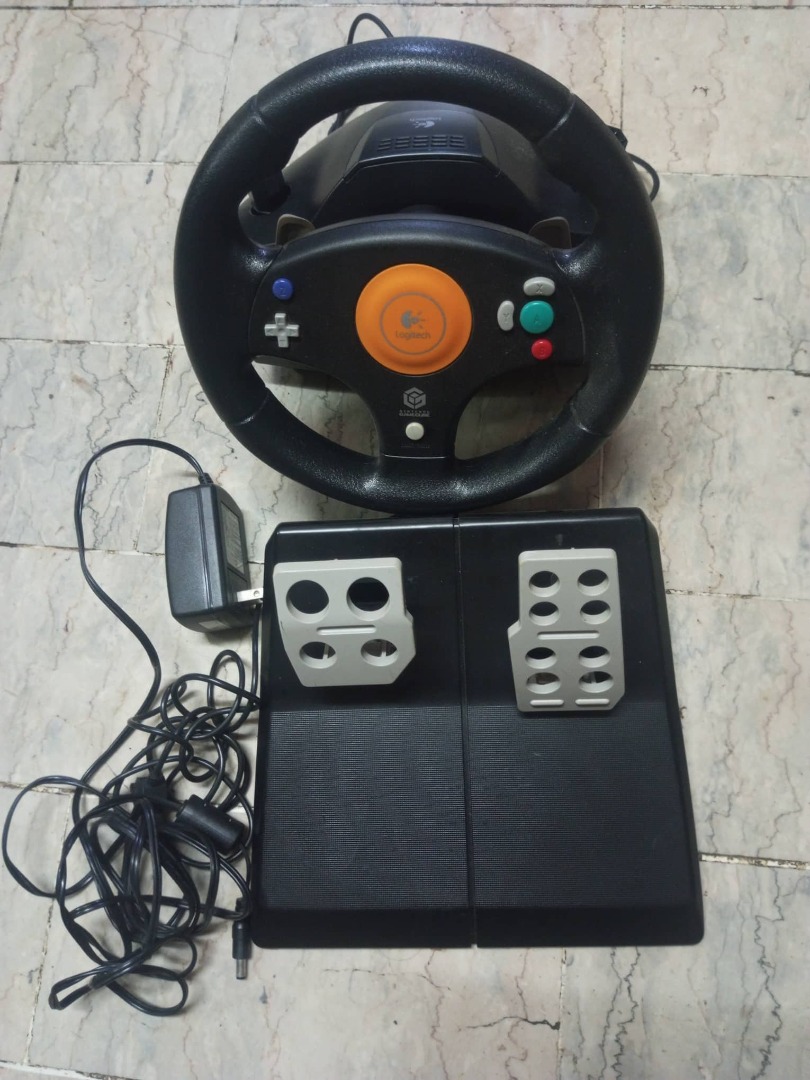 Exclusive Gamecube Logicool Speed Force Racing Wheel FX Zero GX, Video ...