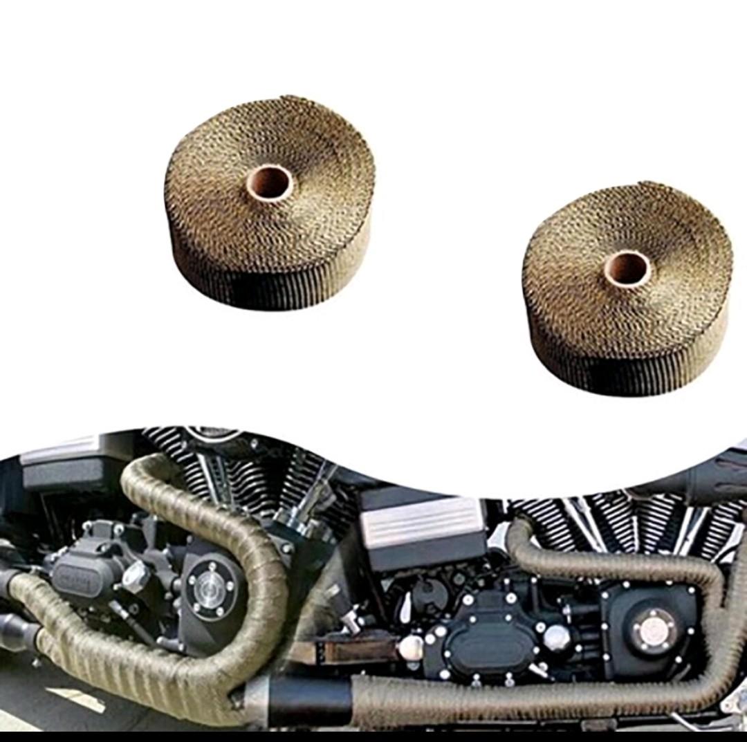Exhaust Heat wrap, Motorcycles, Motorcycle Accessories on Carousell