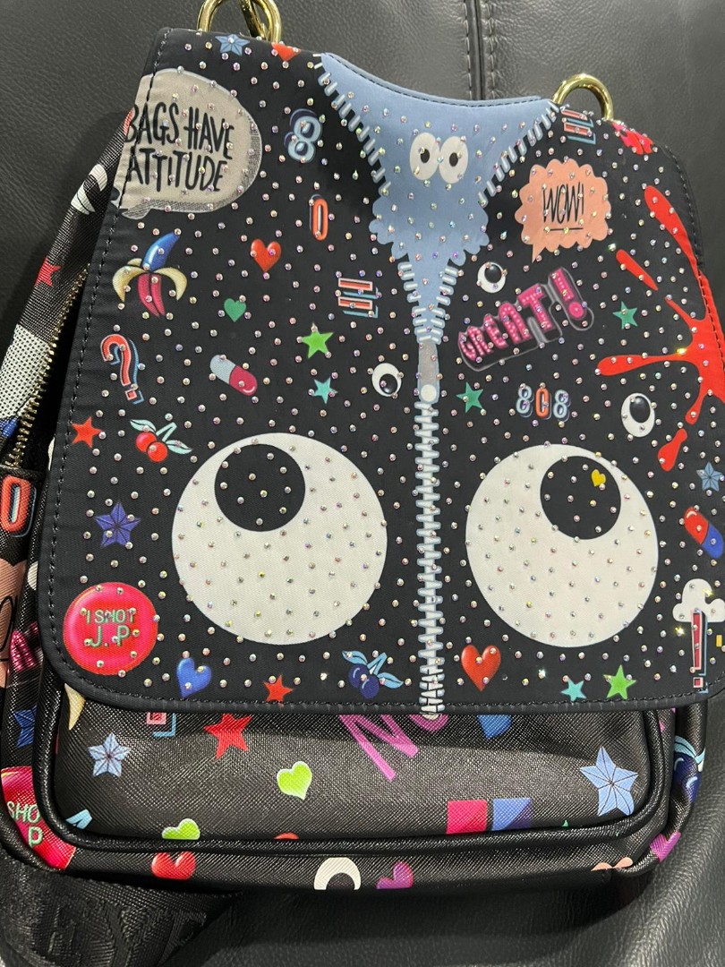 Eye theme 2 way carry backpack, Women's Fashion, Bags & Wallets ...