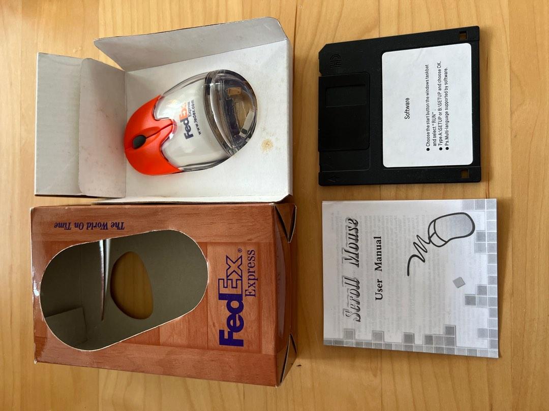 FedEx Express - USB mouse, 電腦＆科技, 電腦周邊及配件, 電腦滑鼠及相關產品 - Carousell