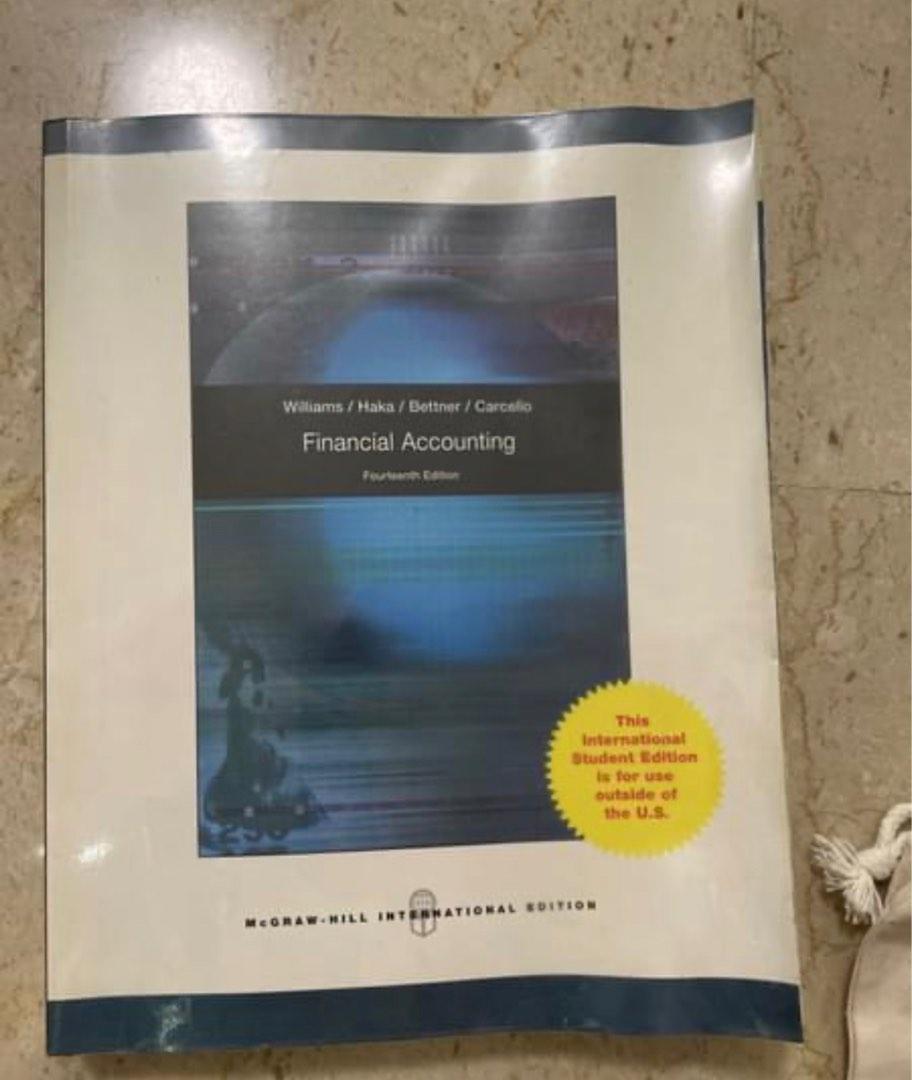 Financial accounting textbook, Hobbies & Toys, Books & Magazines ...