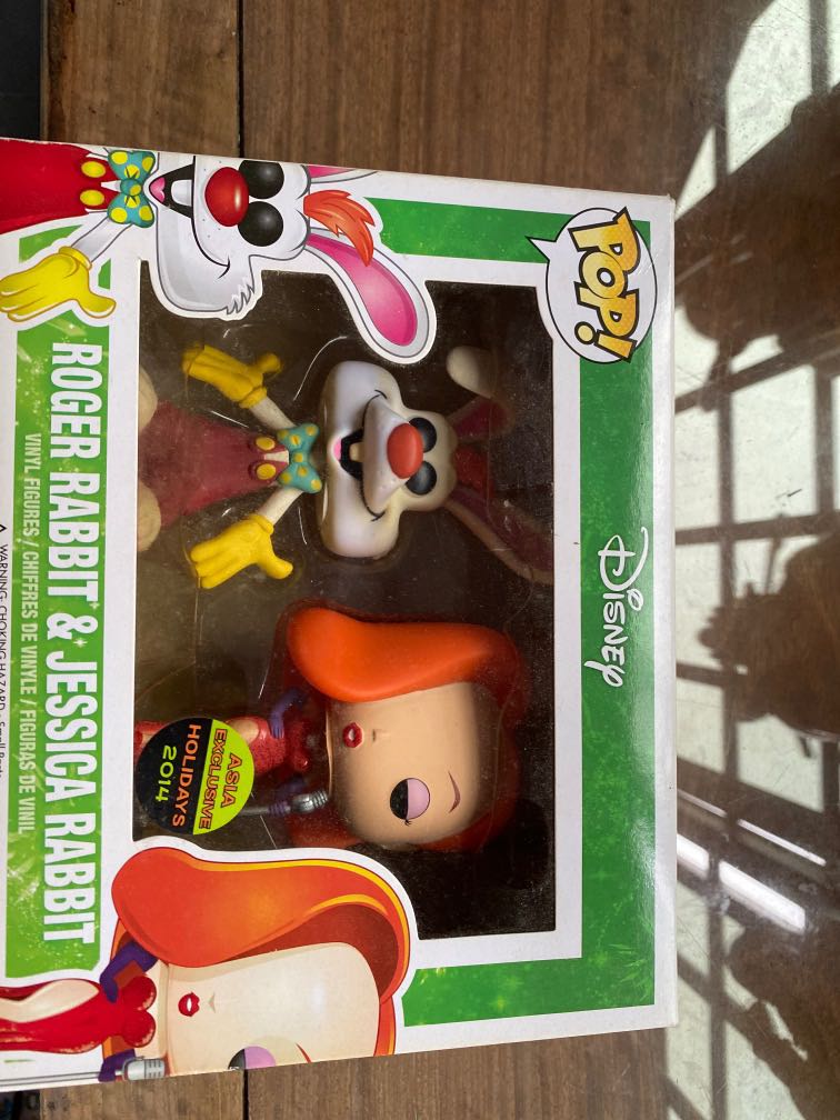 Funko roger rabbit & Jessica rabbit, Hobbies & Toys, Toys & Games on ...