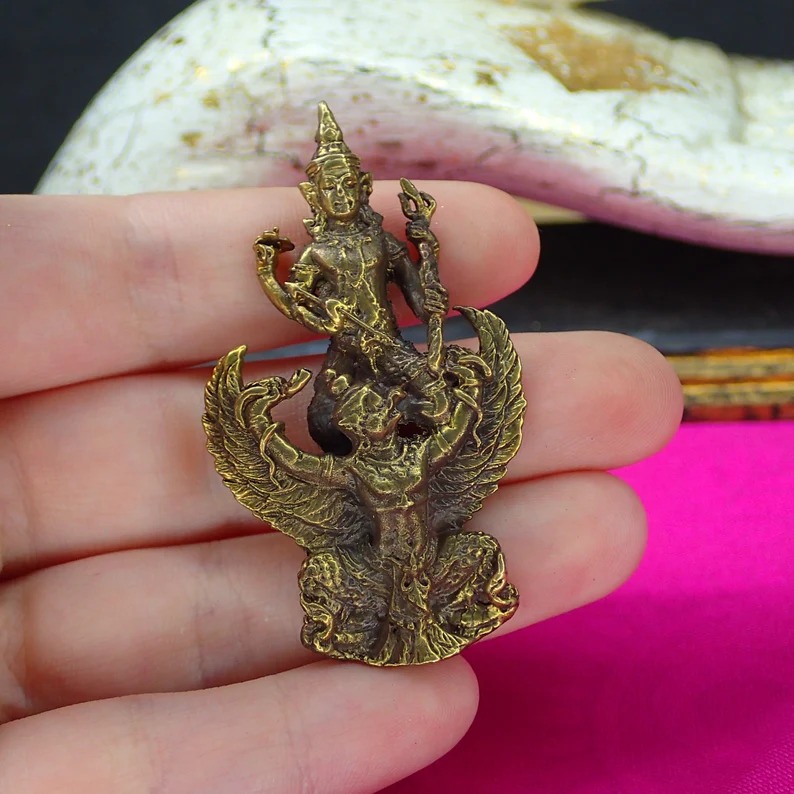 Garuda & Lord Vishnu Amulet (Special Discounts in description), Hobbies ...