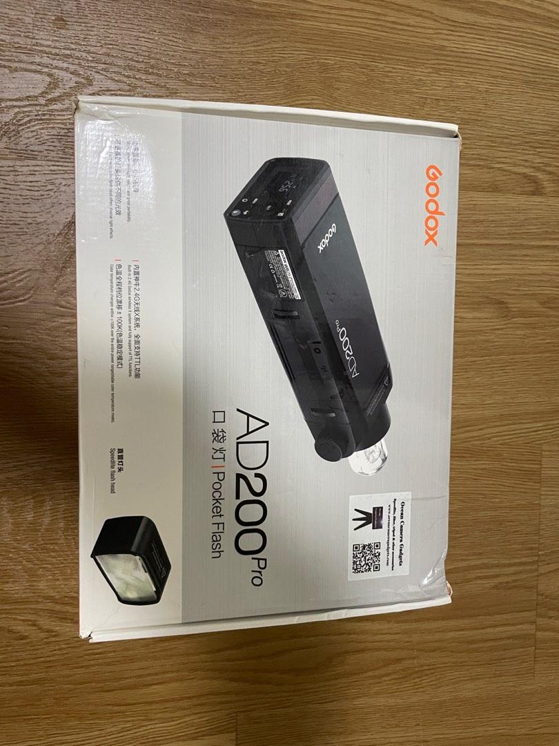 Godox AD200 Pro Pocket Flash Kit, Photography, Photography Accessories ...