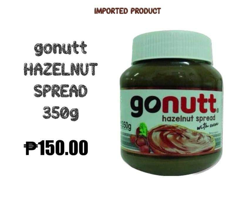 Gonutt Hazelnut Spread, Food & Drinks, Fresh Produce on Carousell