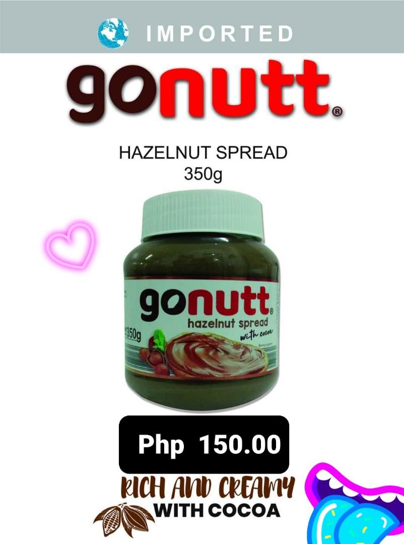 Gonutt Hazelnut Spread, Food & Drinks, Fresh Produce on Carousell