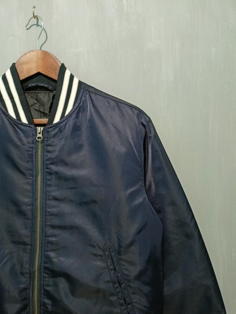 GU Uniqlo Varsity jacket, Men's Fashion, Coats, Jackets and Outerwear ...