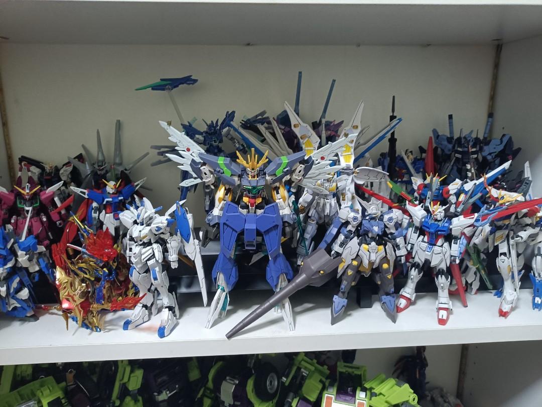 Gunpla shelf clearance, Hobbies & Toys, Toys & Games on Carousell