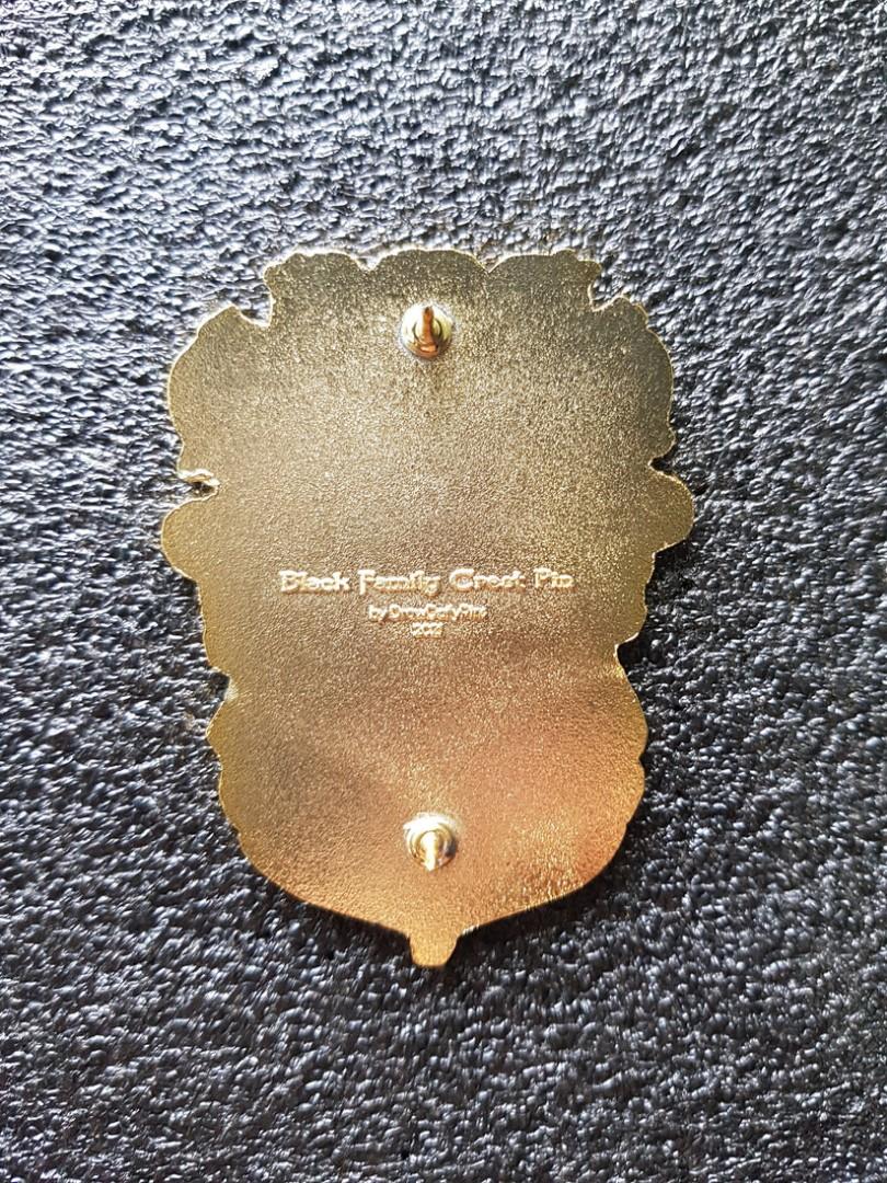 Harry Potter Black Family crest pin set with black patch (fan art ...