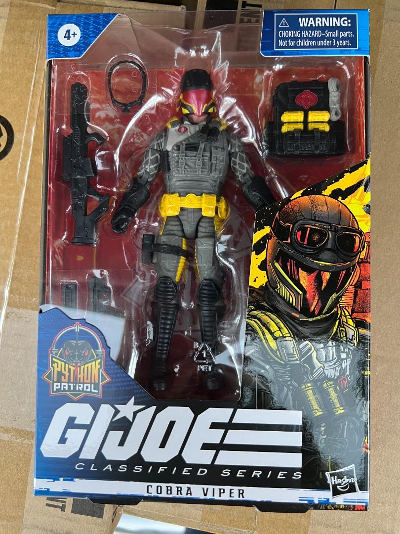 Hasbro G.I.Joe Classified Series Python Patrol Cobra Viper, Hobbies ...