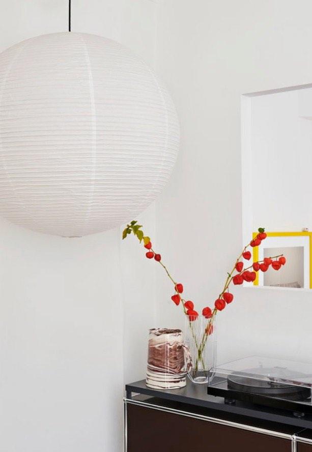 HAY rice paper shade 80cm with cord, Furniture & Home Living, Lighting ...