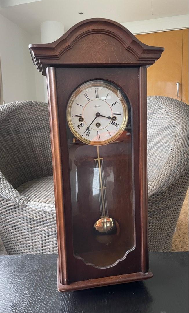 Hermle pendulum vintage clock, Furniture & Home Living, Home Decor ...