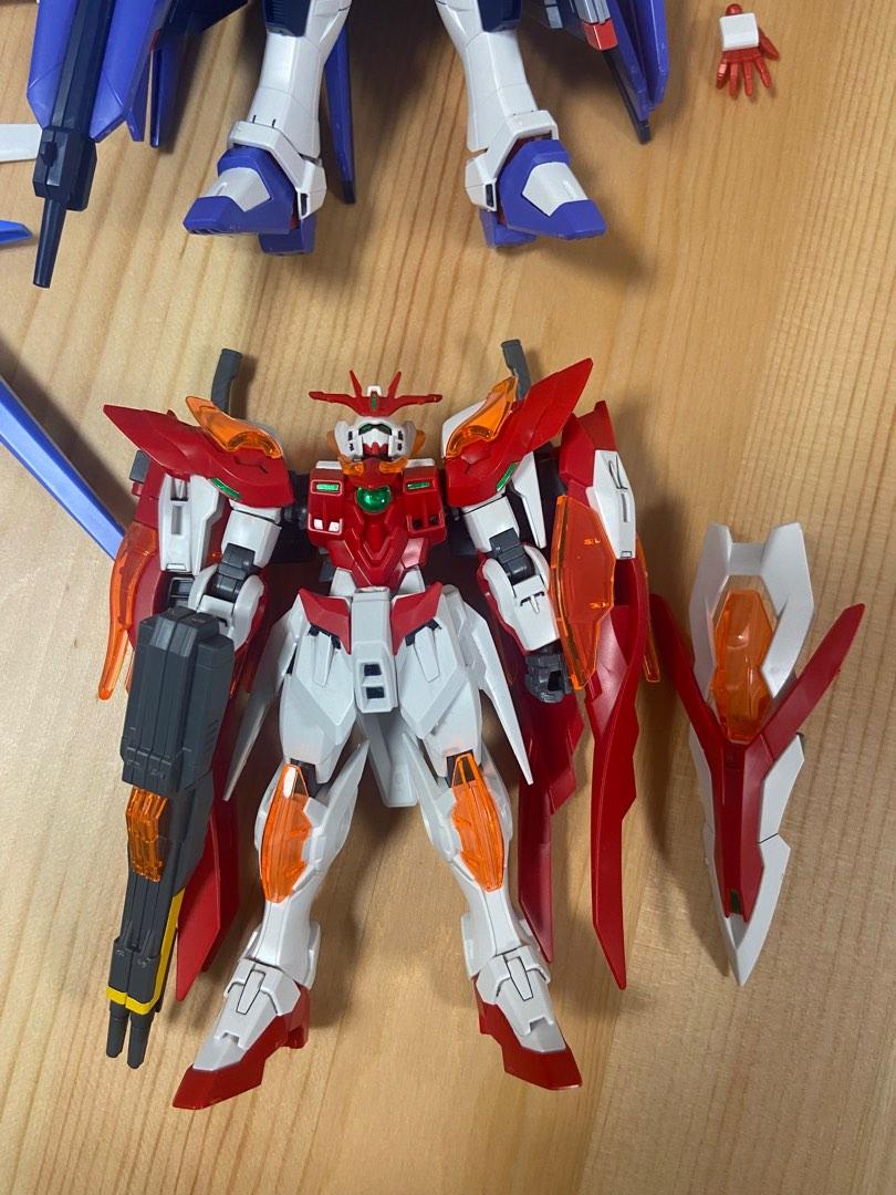Hg bf build fighter zgmf WING-GUNDAM ZERO HONDO & Hi-V gundam VRABE ...