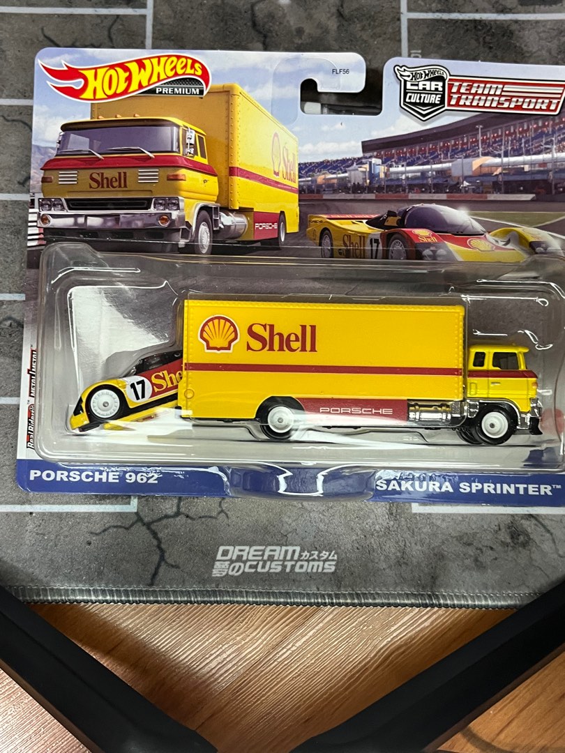 Hot Wheels Team Transport - #45 Porsche 962 , Sakura Sprinter, Hobbies ...
