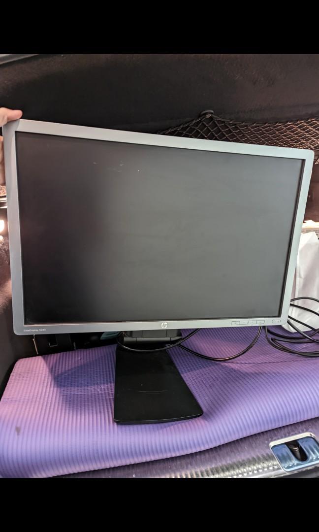 HP monitor Elite display E241i, Computers & Tech, Parts & Accessories ...