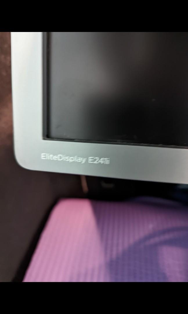 HP monitor Elite display E241i, Computers & Tech, Parts & Accessories ...