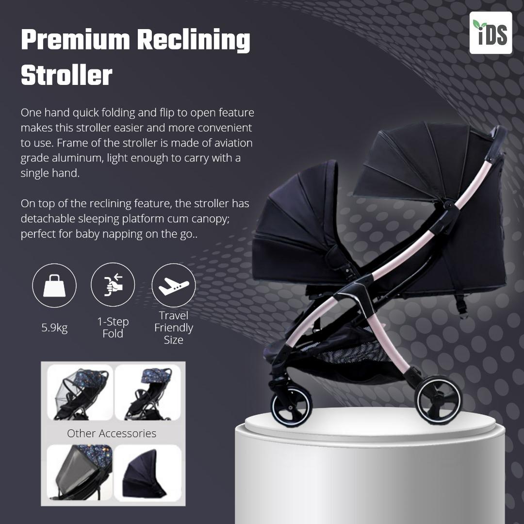 [iDS] Premium Foldable Stroller, Lightweight Stroller, Infant Light ...