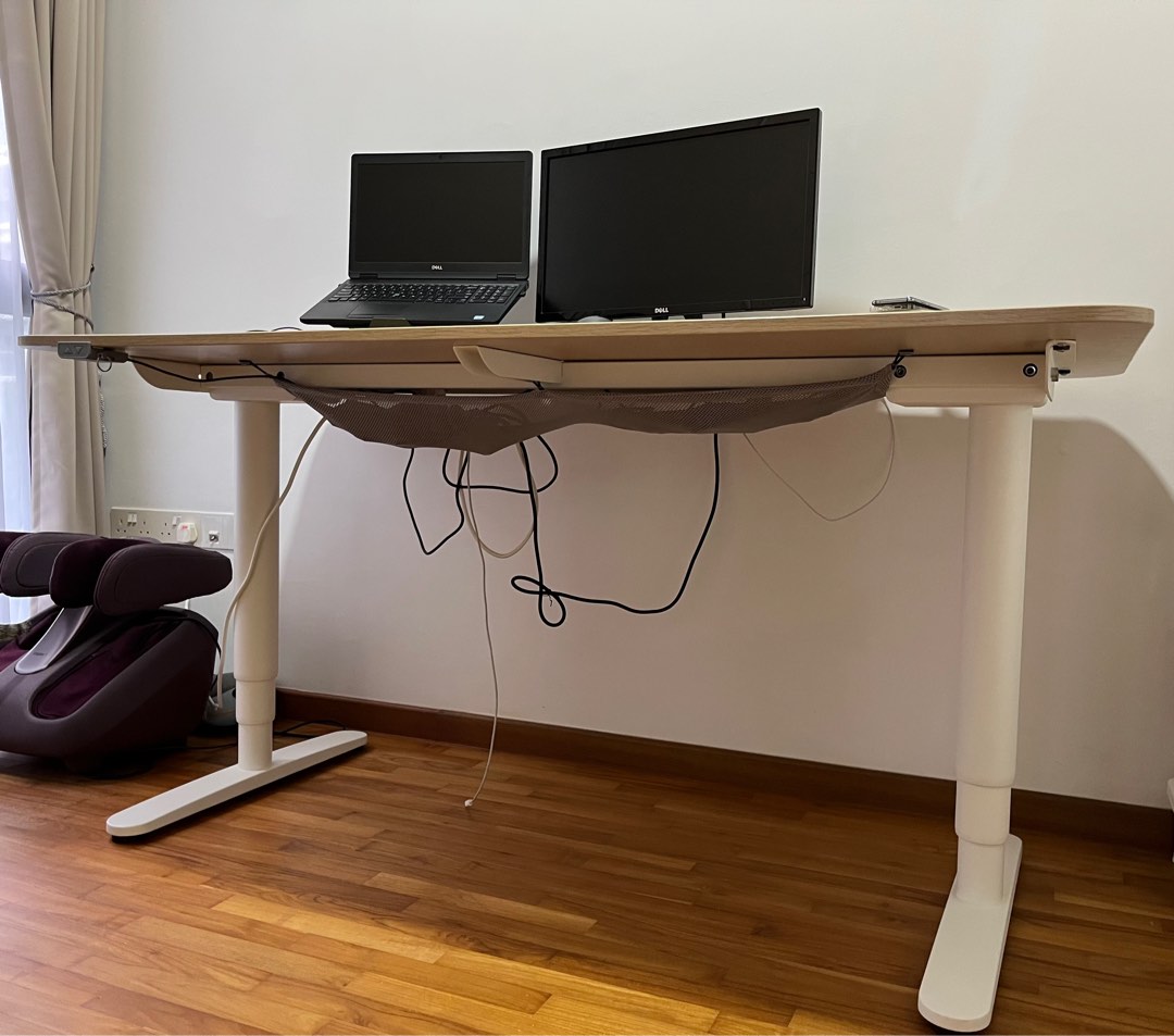 IKEA Bekant Desk, Furniture & Home Living, Furniture, Tables & Sets on ...
