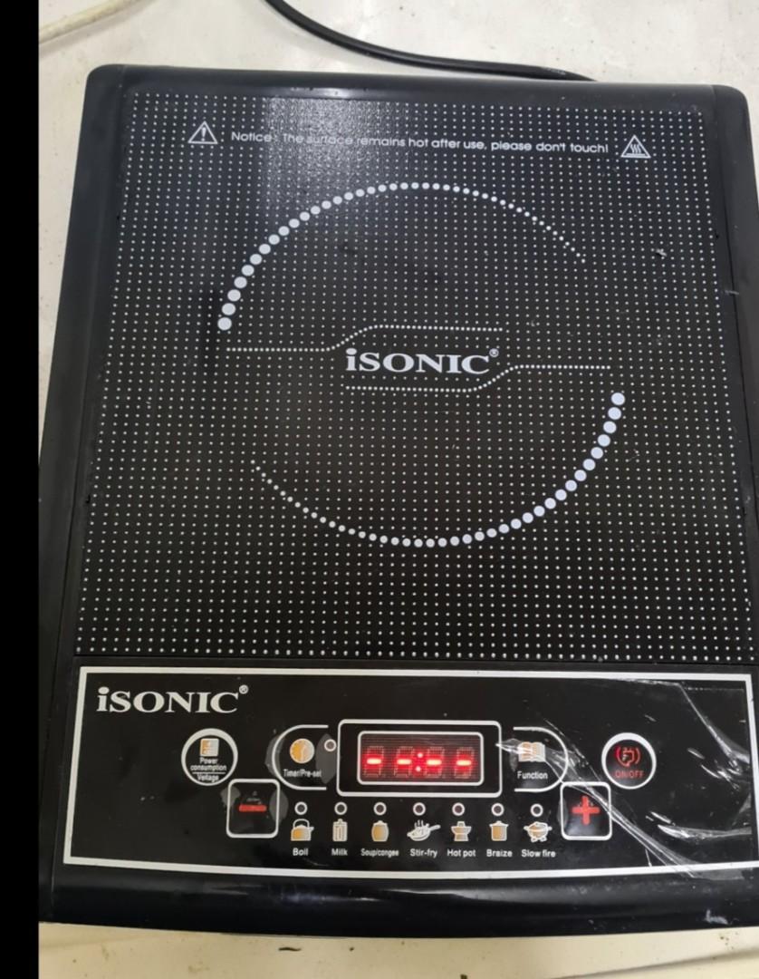 Isonic induction cooker, TV & Home Appliances, Kitchen Appliances ...