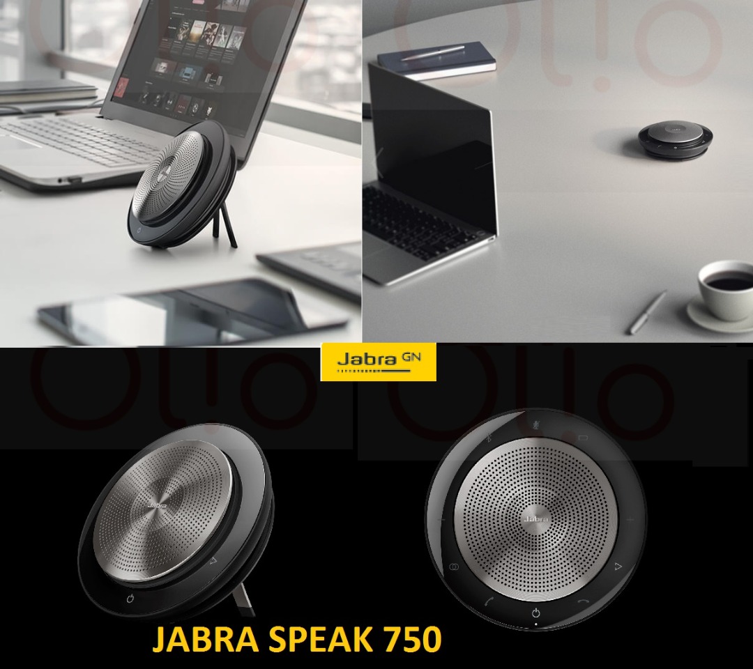 Jabra Speakerphone (SPEAK 750) Superior Expandable Portable Audio ...