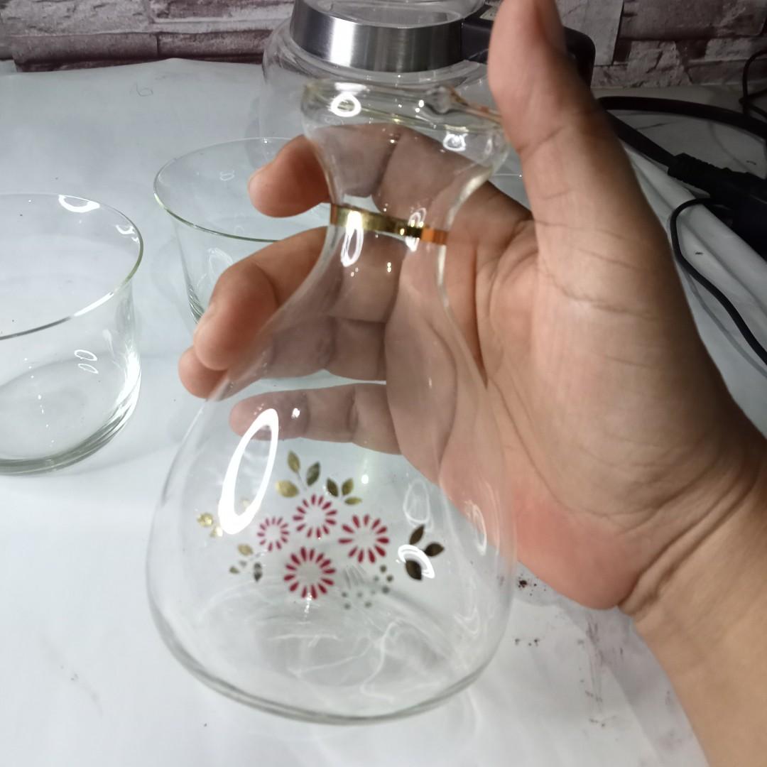 JAPAN GLASS TEA SET, Furniture & Home Living, Kitchenware & Tableware ...