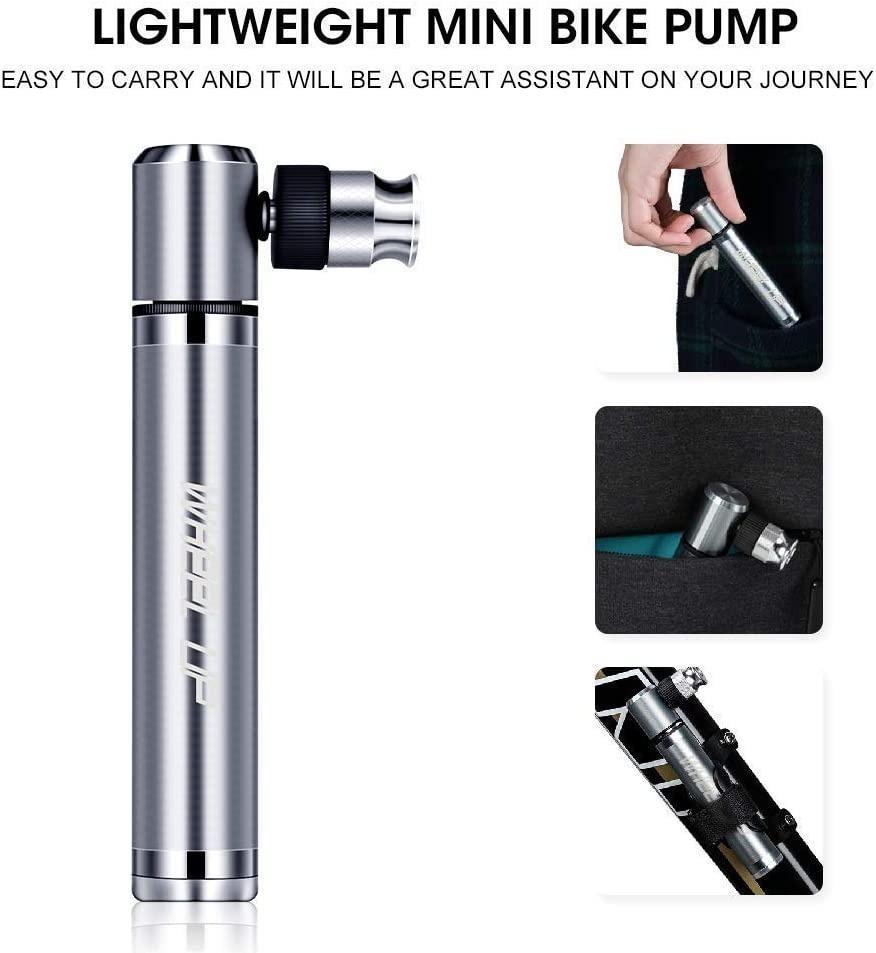 Jevogh Bike Pump Bicycle Tire Balls Inflator with Inflation Needles ...