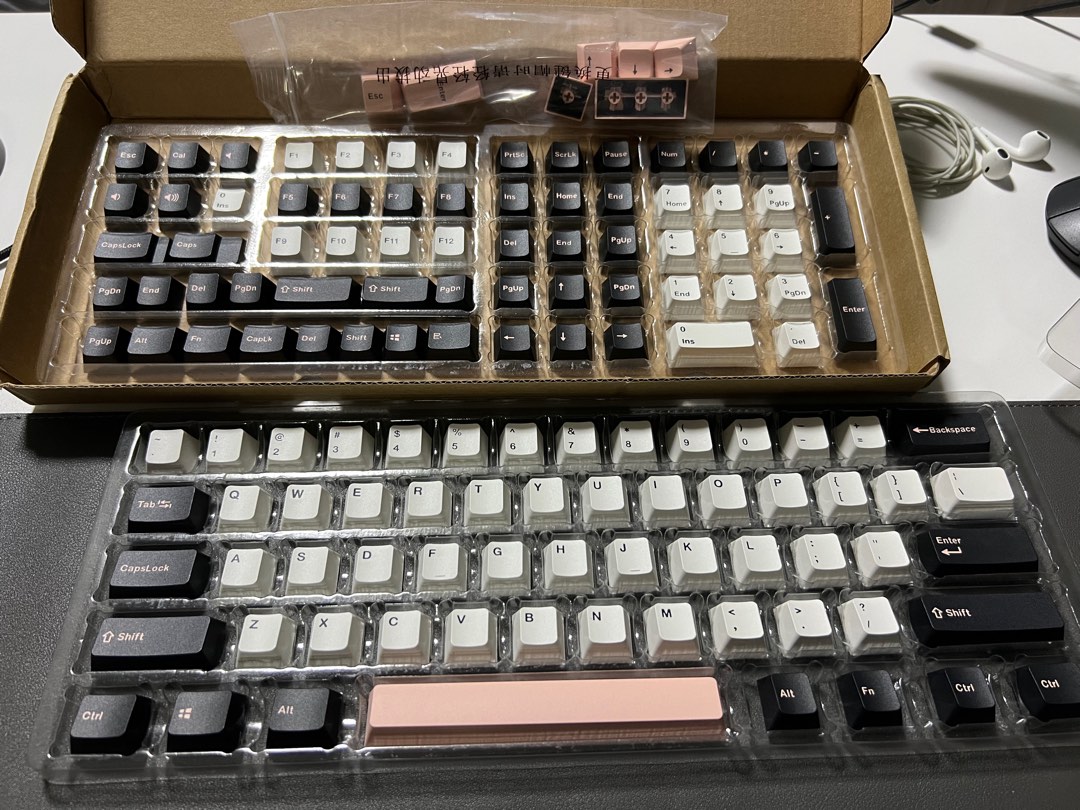 [Keycap Set] PBT Olivia 123 Keys OEM Profile Doubleshot, Computers ...