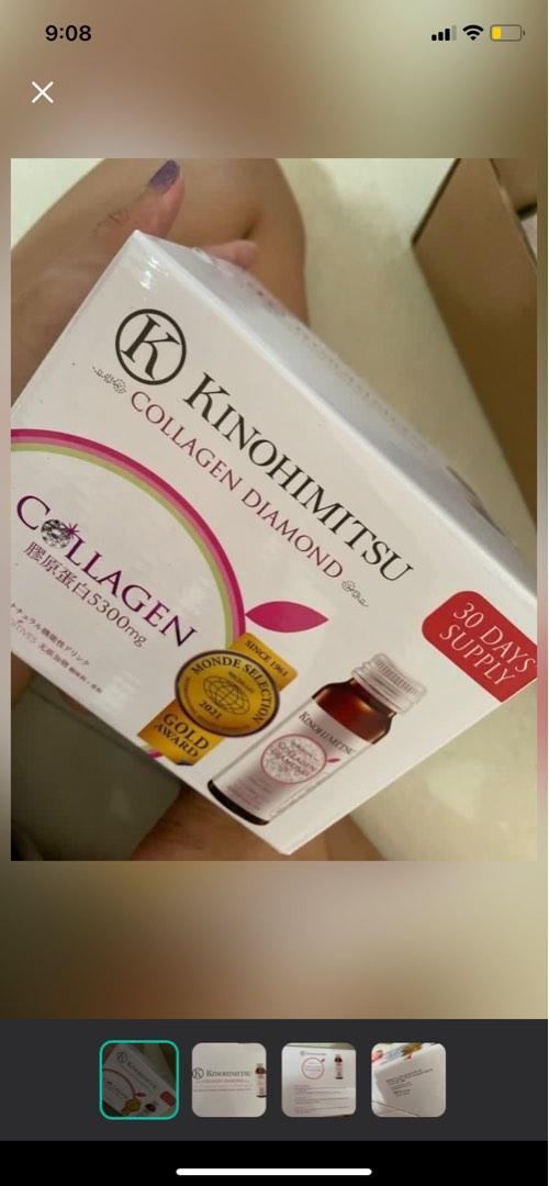 kinohimitsu drink collagen diamond, Health & Nutrition, Health ...