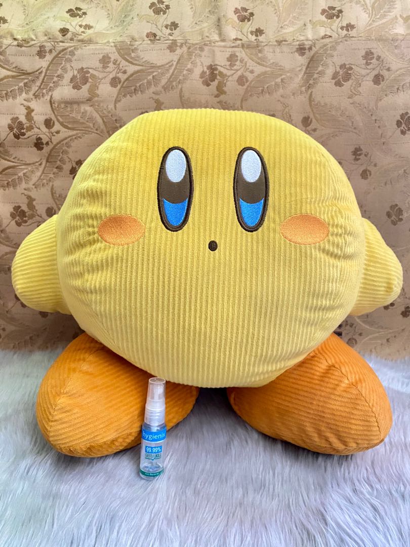 Kirby Yellow Corduroy, Hobbies & Toys, Toys & Games on Carousell