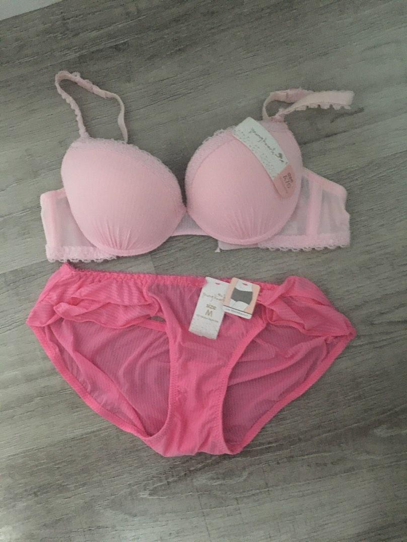 Lace Young Hearts Lingerie Set Womens Fashion New Undergarments