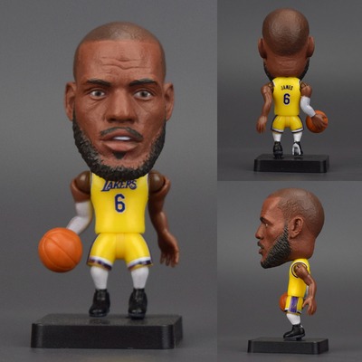 Lakers Basketball Figurine LeBron James Collectibles Cake Topper ...