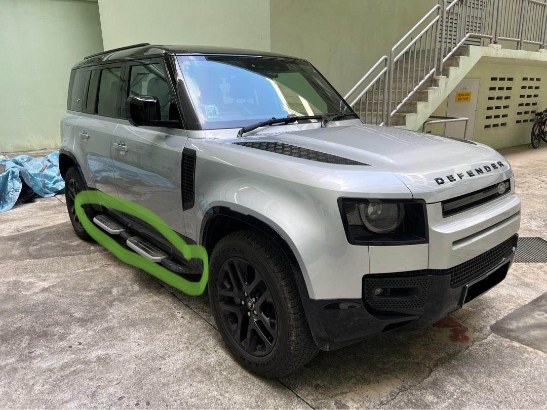 Land Rover Defender 2020 fixed side step, Car Accessories, Accessories ...