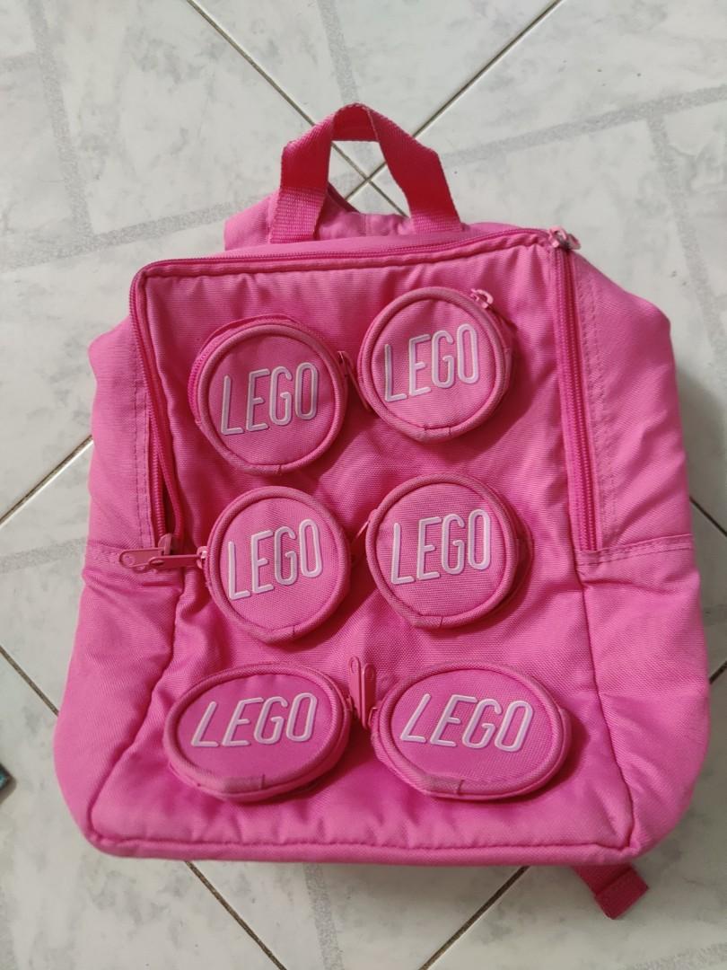 LEGO Brick Pink Backpack, Women's Fashion, Bags & Wallets, Backpacks on ...