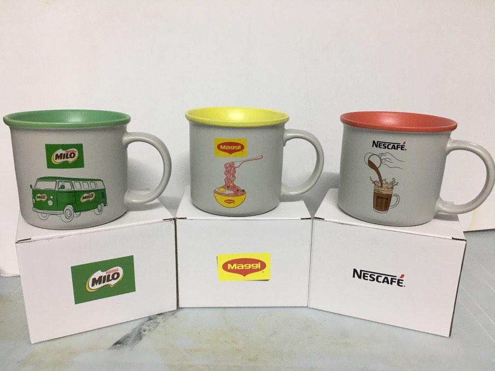 Limited edition Milo/ Maggi/ Nescafe big mug, Hobbies & Toys ...