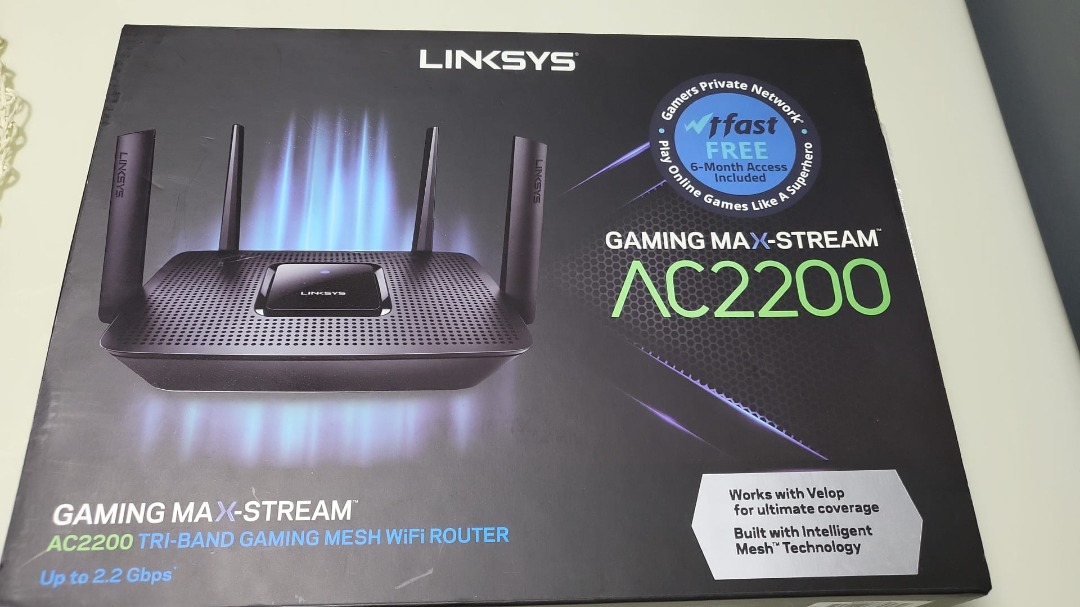 Linksys MAX-STREAM AC2200 MU-MIMO Wi-Fi Tri-Band Router (EA8300 ...