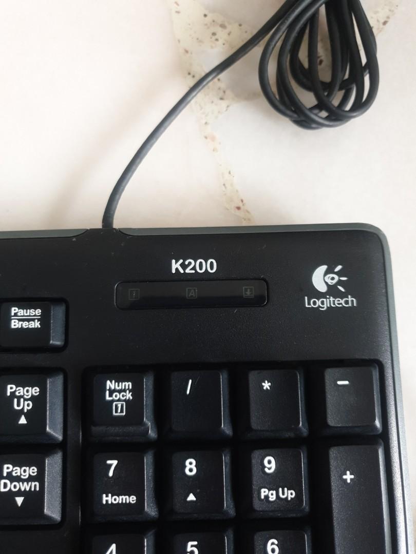 Logitech K200 Keyboard, Computers & Tech, Parts & Accessories, Computer ...